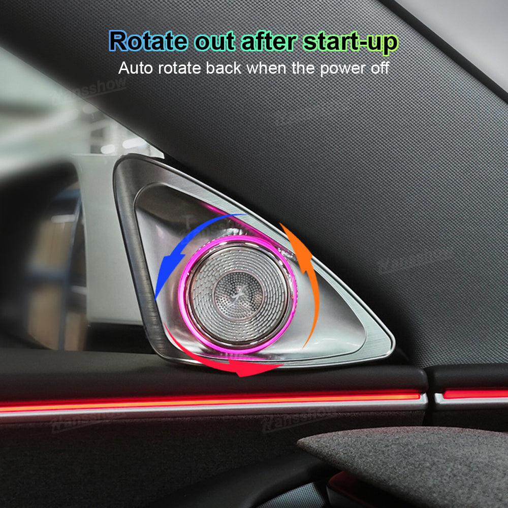 Tesla Model Y/3/3 Highland Rotating Speaker 4D Audio Rotate Tweeter Wi ...